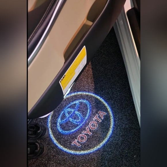Car Audio, Video & GPS | 4 New Toyota Logo Car Door Courtesy Puddle ...